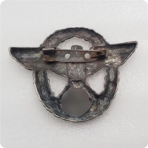 GERMAN WW2 EAGLE Antique Silver Brooch Pin £26.90 - PicClick UK