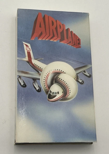AIRPLANE! VHS 1992 Parmount Robert Hays Leslie Nielsen Lloyd Bridges ...