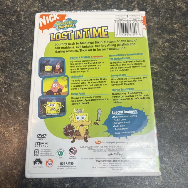 SPONGEBOB SQUAREPANTS: LOST in Time - DVD By Spongebob Squarepants ...