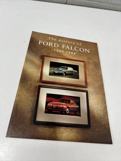 VINTAGE MAGAZINE HISTORY Of Ford Falcon 1960 1994 Muscle Car Mancave $9 ...