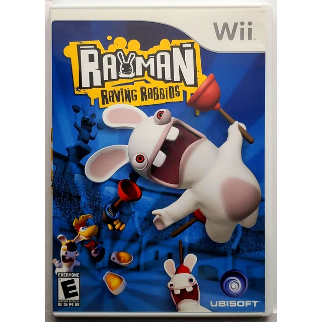 RAYMAN RAVING RABBIDS - Nintendo Wii Pristine Authentic Game 180 Day ...