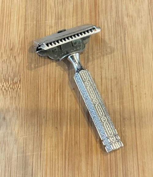 VINTAGE EVER-READY SAFETY Razor Patent 1912 Model Silver £4.87 ...