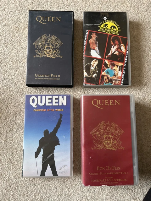 QUEEN - BOX Of Flix & Greatest Flix II, Champions & We Will Rock You ...
