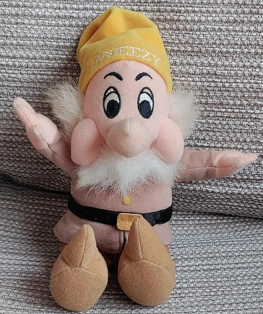 DISNEY SNOW WHITE & The Seven Dwarfs Sneezy Soft Toy £8.05 - PicClick UK