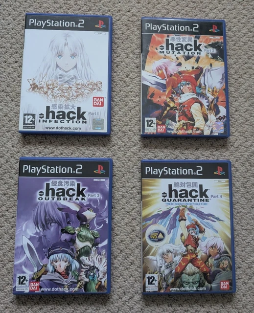 .HACK 1, 2, 3, 4, Infection, Mutation, Outbreak, Quarantine, Dot PS2 ...