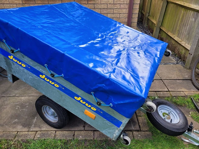 DUUO CAR TRAILER Easy Store With Cover £295.00 - PicClick UK