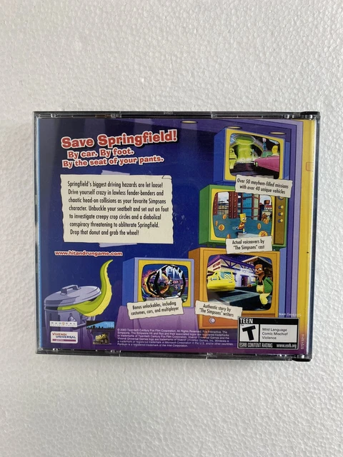 THE SIMPSONS HIT And Run PC 3 Disc Game - Free Post $80.00 - PicClick AU