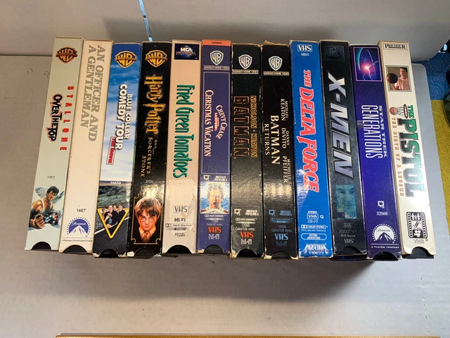 JUNK DRAWER LOT VHS Movies Tapes BATMAN X-MEN HARRY POTTER STAR TREK ...