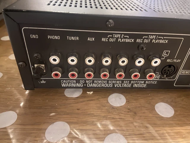 PANASONIC SU-2800 STEREO Integrated Amplifier Working Apart From Left ...