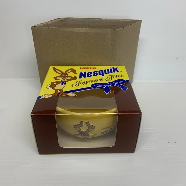 ANCIEN BOL PUBLICITAIRE Nestlé NESQUIK Lapin Quicky - Neuf en boite ...