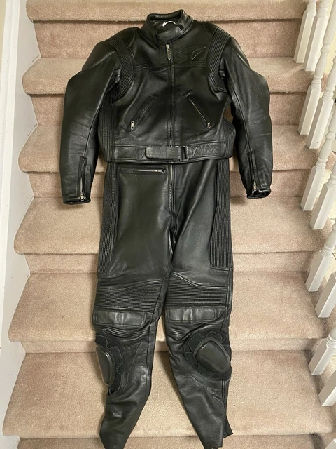 TEKNIC LEATHER MOTORCYCLE Racing Suit, 2 Piece, Women’s Size 12 or Size ...