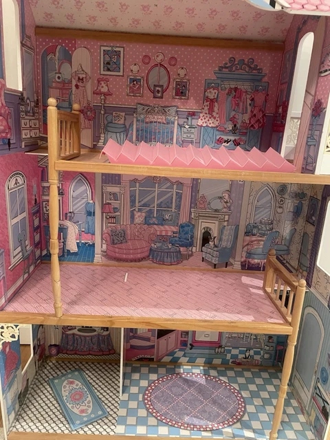 LARGE DOLLS HOUSE Plus Furniture £36.63 - PicClick UK