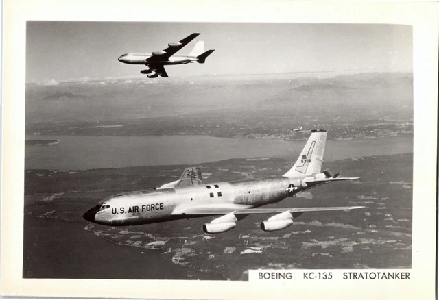 1940S USA AIRCRAFT Photo BOEING KC-135 STRATOTANKER airplane 3 1/2" X 5 ...
