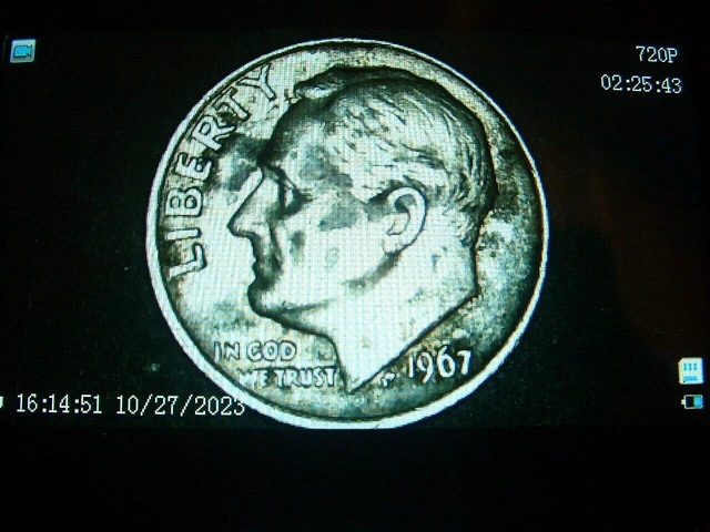 1967 ROOSEVELT DIME No Mint Mark-10C, Coin, Currency- No Reserve ...