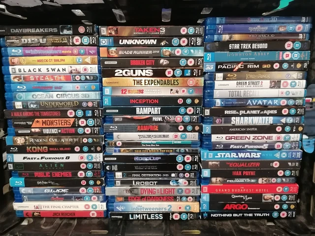 BLU-RAY DVD MOVIES Films TV Shows Series Job Lot Collection Bundle ...