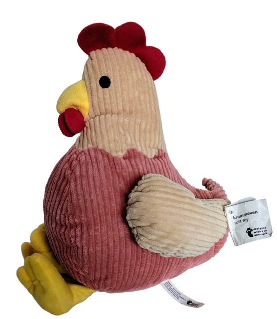 CHICKEN CUDDLY TOY Soft Huggable Hen/Teddybear KRAMMEVEN(Flying Tiger ...