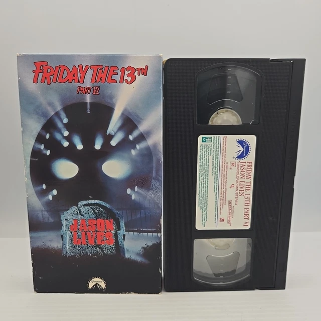 FRIDAY THE 13TH Part 6 Jason Lives VHS 1987 VI Tom McLoughlin Horror £ ...