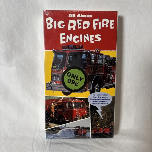 ALL ABOUT BIG Red Fire Engines VHS Vintage NEW SEALED £18.41 - PicClick UK
