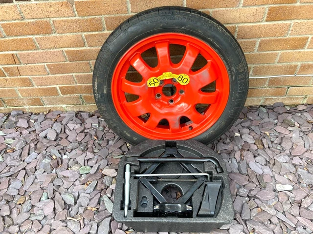 GENUINE JAGUAR XF/XK/XJ Space Saver 18" Spare Wheel 135/80/R18 & Tool ...