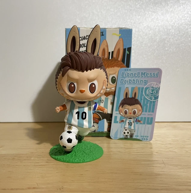 POP MART LABUBU Lionel Messi Argentina Football Soccer How2work Blind ...