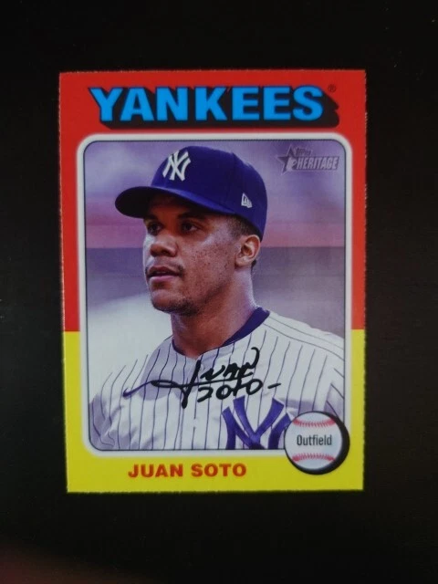 2024 TOPPS HERITAGE Juan Soto New York Yankees #143 EUR 2,53 - PicClick IT