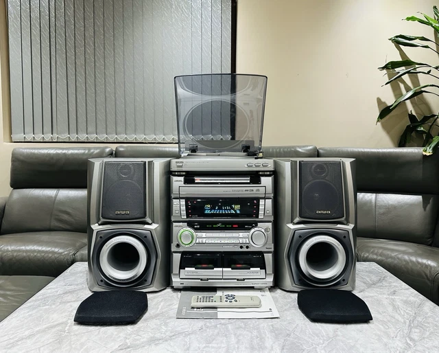 AIWA Z-L70 DIGITAL Audio HiFi Stereo System 5CD Cassette Radio Vinyl ...