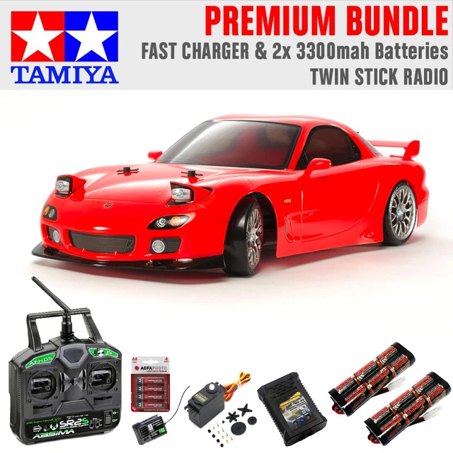 TAMIYA RC 58648 Mazda RX-7 Drift Spec (TT02D) 1:10 Car Premium Stick ...