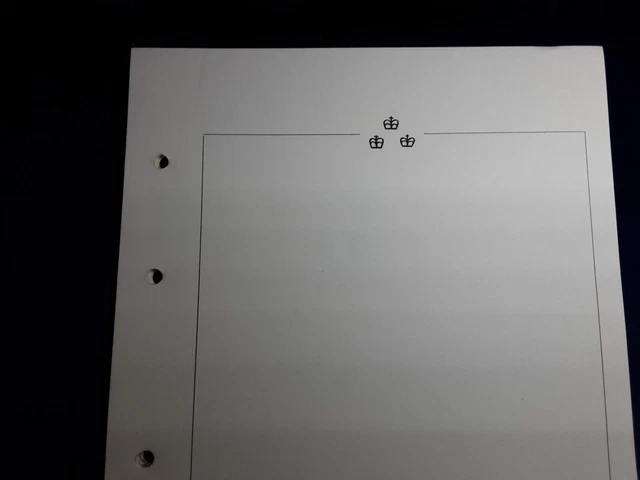 📮📃STAMP ALBUM LEAF Refill Pages 3 Crowns 17 sheets📃📮 £4.88 - PicClick UK