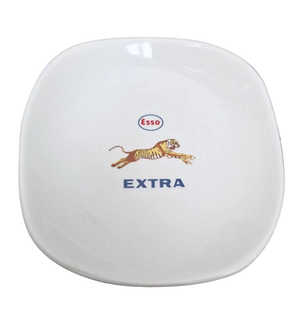 VINTAGE ORIGINAL 'ESSO EXTRA TIGER' Royal Alma Dish/Ashtray VGC £12.00 ...