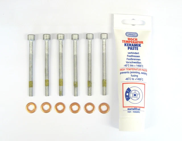 MERCEDES SPRINTER CDI Injector Bolt And Washer + Ceramic Grease - 6 ...