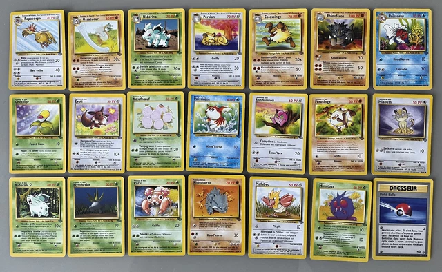 LOT DE 21 Cartes pokémon Wizard Jungle Co & Unco EUR 52,00 - PicClick FR