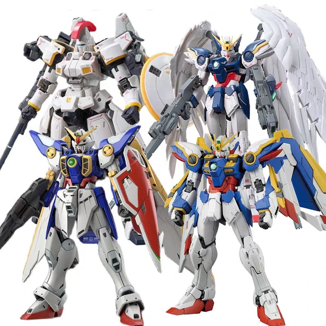 BANDAI SPIRITS WING Gundam RG 1/144 & Zero EW Ver. Ka MG 1/100 Model ...