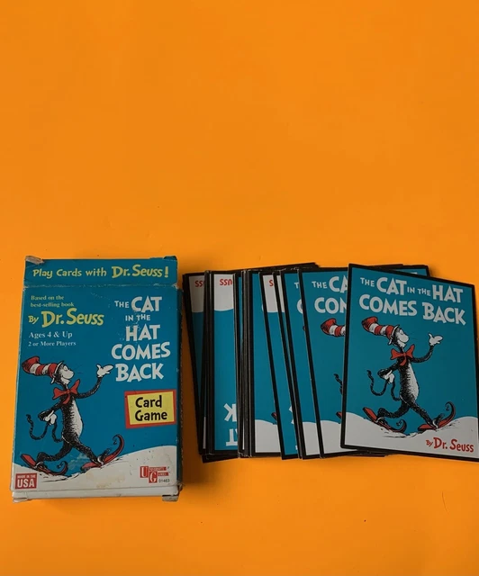 CAT IN THE HAT COMES BACK Dr. Seuss Card Game by University Games FREE ...