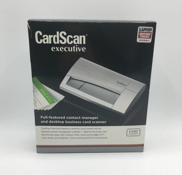 CARDSCAN EXECUTIVE 800C v8 Card Scanner Contact Management (CS-A08180 ...