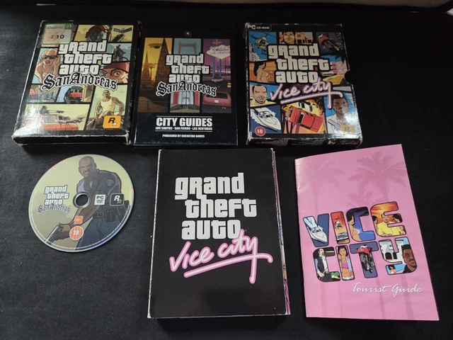 GRAND THEFT AUTO Vice City/Sanandreas PC CD-ROM games £26.68 - PicClick UK