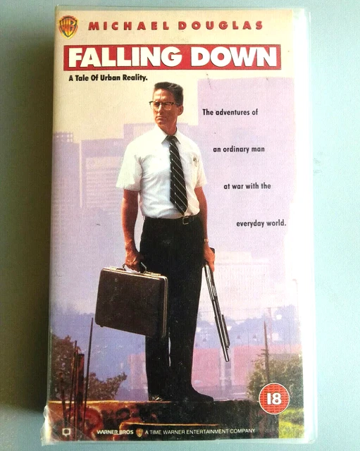 FALLING DOWN MICHAEL Douglas VHS Video Cassette Tape PAL Europe Region ...