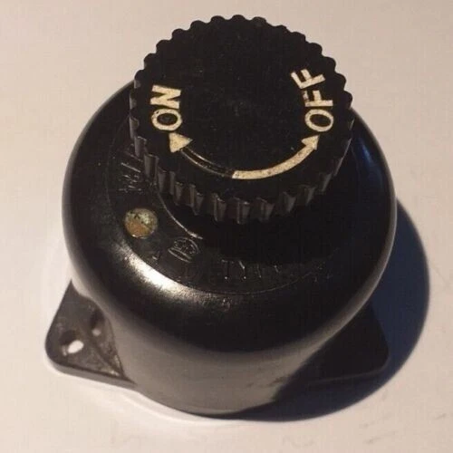 ORIGINAL WW2 BAKELITE RAF Aircraft Cockpit Type E Dimmer Switch Ref 5/c ...