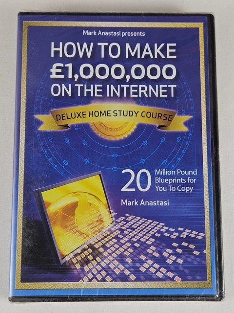 MARK ANASTASI: HOW To Make$1,000,000 On The Internet DVD (New & Sealed ...