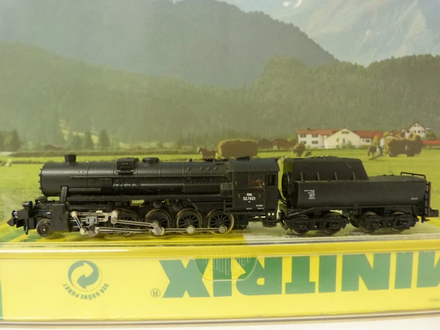 MINITRIX 12805 DAMPFLOK BR 52.7423 ÖBB Spur N K19 EUR 77,20 - PicClick DE
