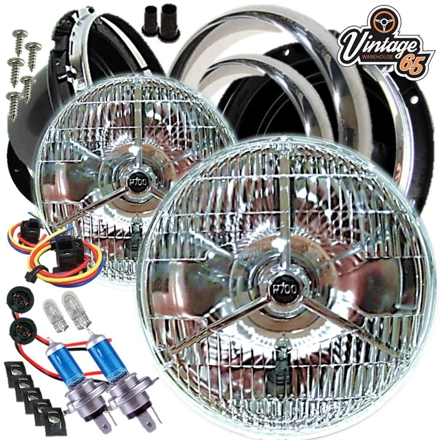 CLASSIC AUSTIN MINI Lucas Style P700 Halogen Conversion Headlight ...