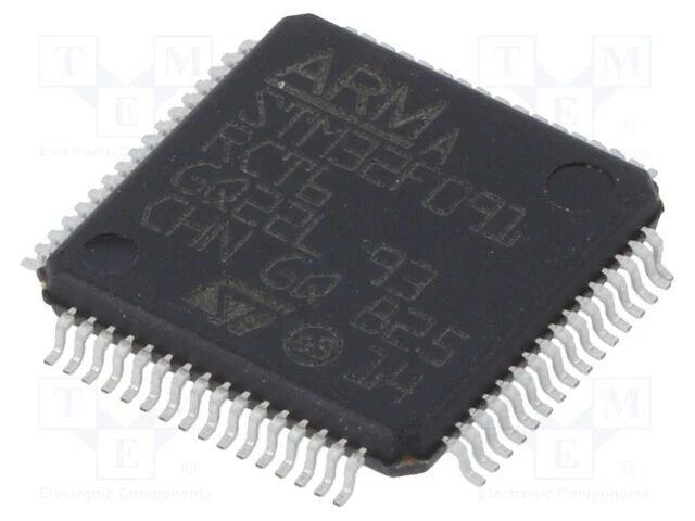 1 PIÈCES, IC: microcontrôleur ARM STM32F091RCT6 /E2FR EUR 16,61 ...