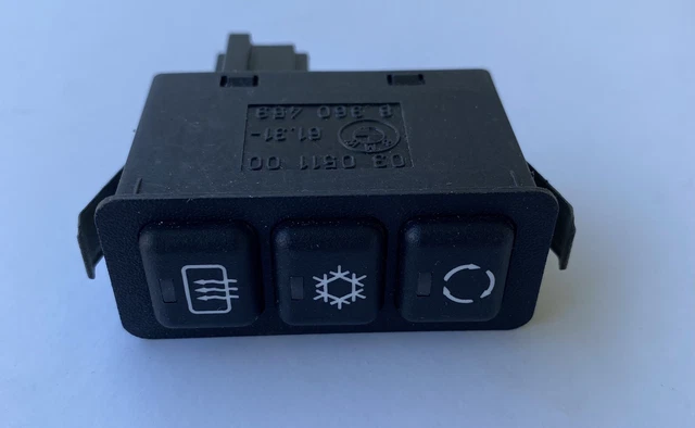 BMW E36 SWITCH Heat Rear Window/airflow Originale NUOVO 61318371020 ...