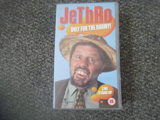 JETHRO VHS VIDEO Tape Only For The Barmy! Live Stand Up Comedy Truro ...