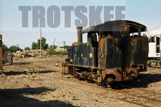 35MM SLIDE SR Sudan Railways Steam Loco Atbara 1981 Original Sudanese ...
