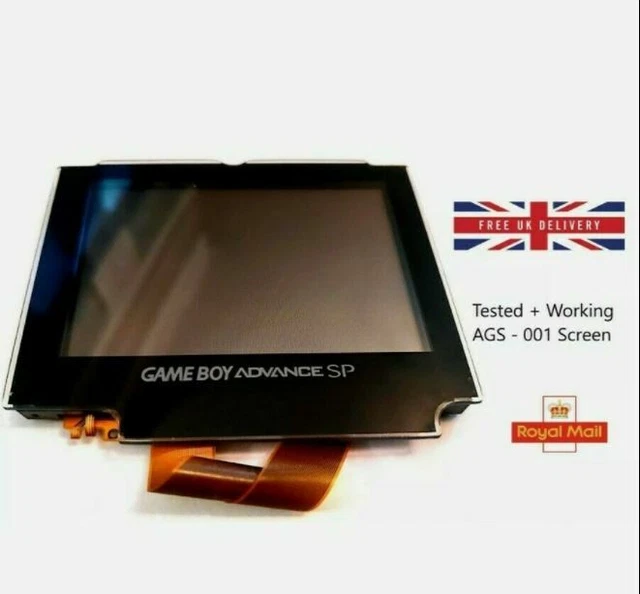 NINTENDO GAME BOY Advance SP AGS-001 Original OEM Front Light LCD ...