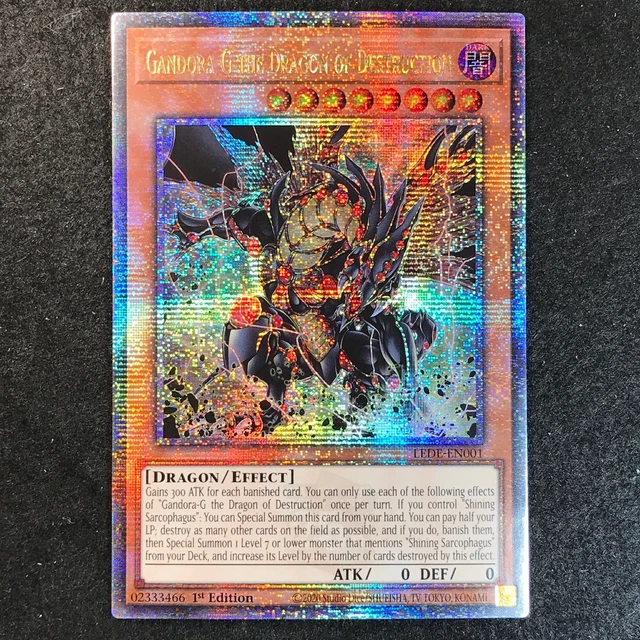 QUARTER CENTURY SECRET RARE Gandora-G the Dragon of Destruction - LEDE-EN001 - 1 EUR 66,11 ...