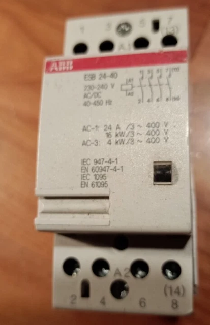 TELERUTTORE MODULARE ABB ESB 24-40 / ABB ESB 40-40 / ABB ESB 63-40 ...