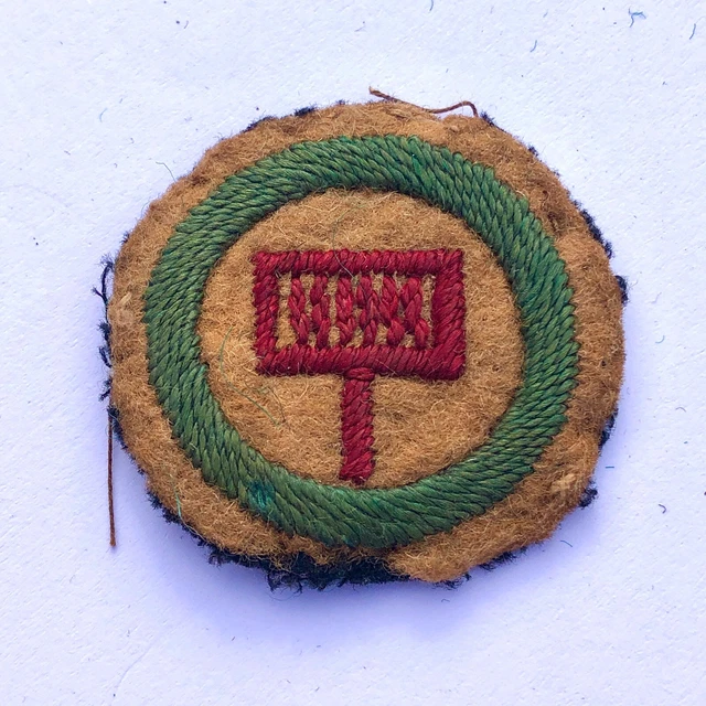 WW1 PERIOD ANTIQUE Boy Scout Cook Proficiency Merit Serge Badge £25.00 ...