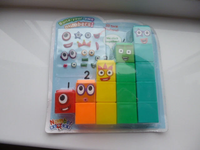 NUMBERBLOCKS COUNTING BLOCKS. One pack 1-5 CBeebies New Sealed EUR 8,55 ...