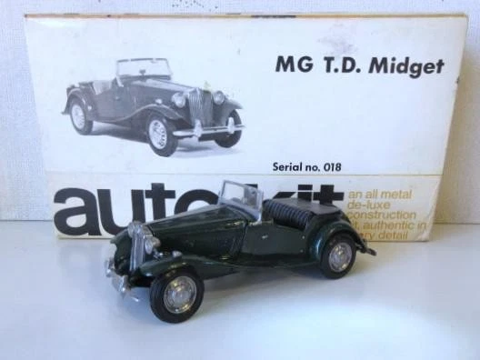 KIT MAQUETTE MG TD Midget Wills Finecast échelle 1/24 - état neuf EUR ...